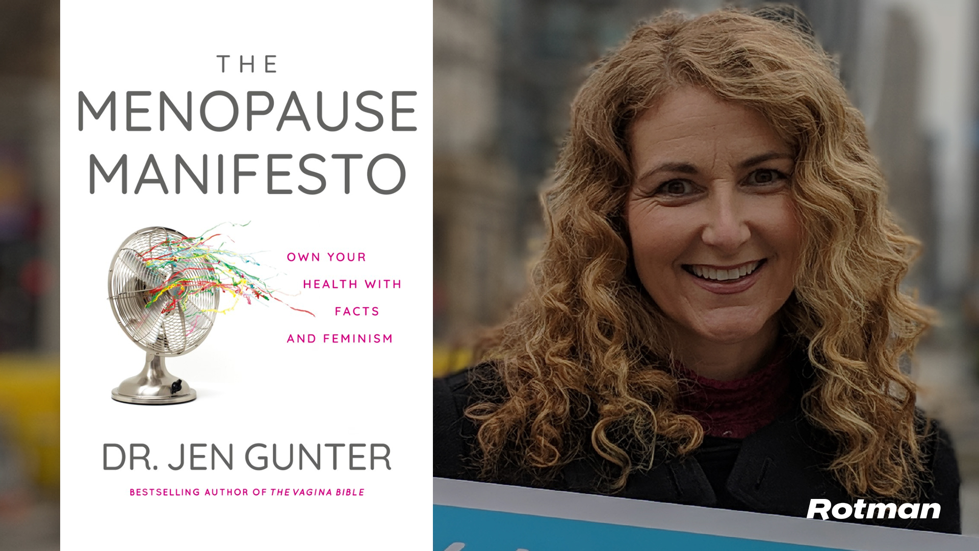 Special Event: Dr. Jen Gunter on "The Menopause Manifesto"
